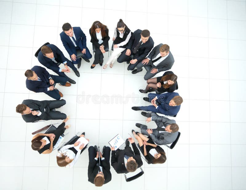 Staff Discussing in a Formal Setting Stock Image - Image of office ...