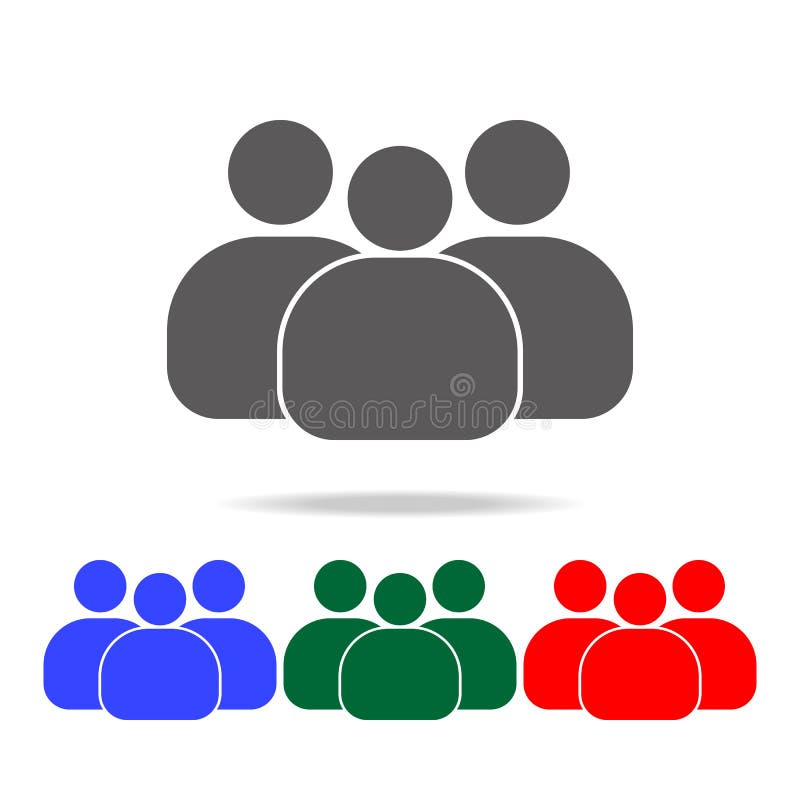 Staff Icon. Elements of Conversation in Multi Colored Icons. Premium ...