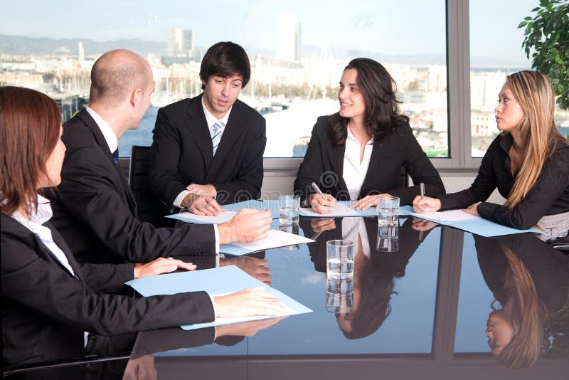 Staff meeting stock image. Image of employees, modern - 89267025