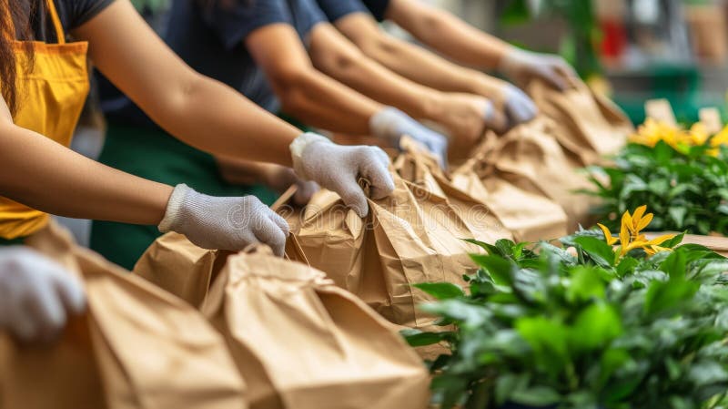 Staff Members are Creating Sustainable Packaging with Cardboard Boxes ...