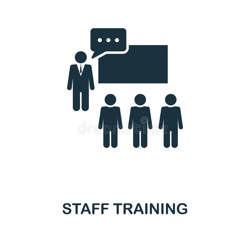 Staff Training Creative Icon. Simple Element Illustration. Staff ...
