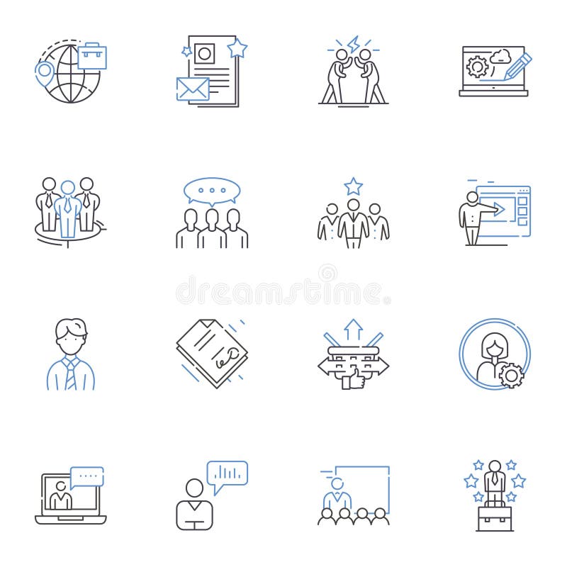 Staff Training Line Icons Collection. Development, Education, Learning ... Staff Training Line Icons Collection. Development, Education, Learning ...