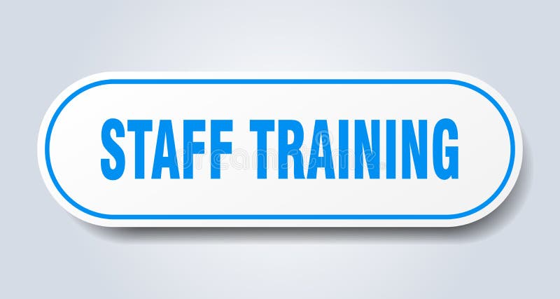 Training sign stock vector. Illustration of sticker - 160382774