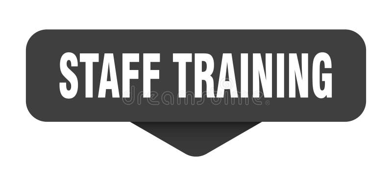 Staff Training Sticker. Staff Training Sign on Transparent Background ...