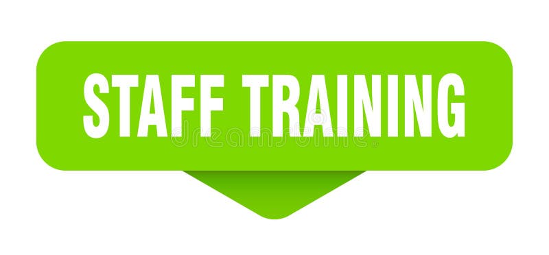 Staff Training Sticker. Staff Training Sign on Transparent Background ...