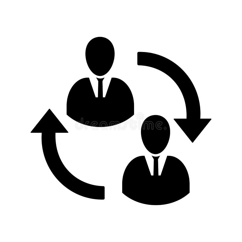 Staff Turnover Line Icon for Web, Mobile and Infographics. Vector Stock ...