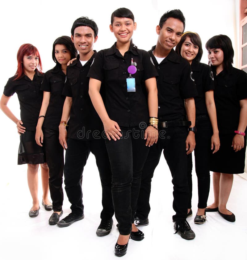 Staff in uniform stock image. Image of angle, employee - 11907573