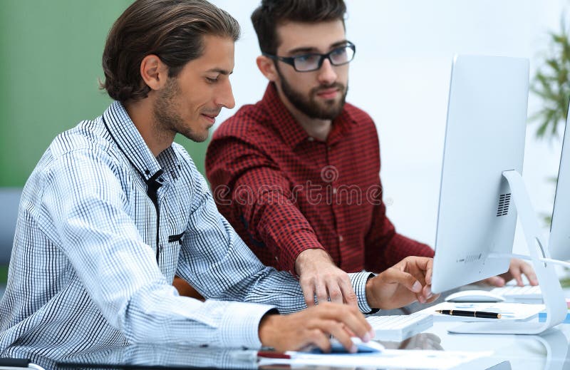 It Staff Working in the Office Stock Photo - Image of media, caucasian ...