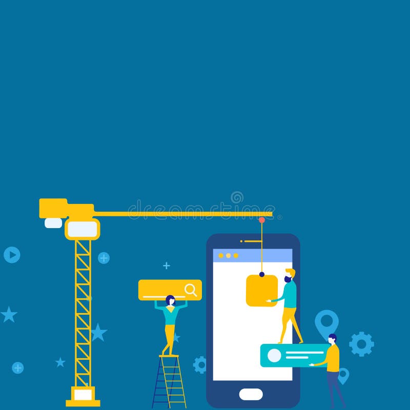 Staff Working Together for Common Target Goal. Search Engine ...