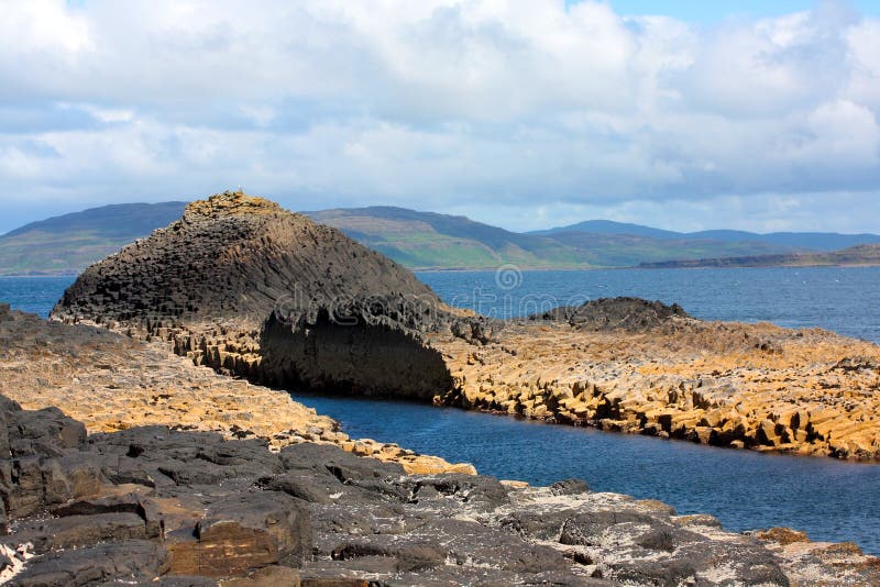 Staffa Shore stock photo. Image of storm, coastline, shore - 6143634
