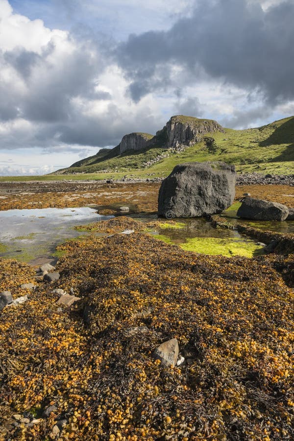 Staffin Coastline on Isle of Skye Stock Image - Image of north, cliffs ...