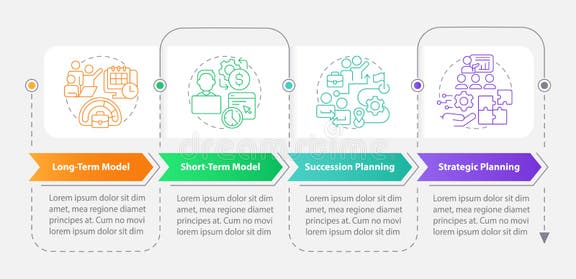 It Staffing Models Rectangle Infographic Template Stock Illustration ...