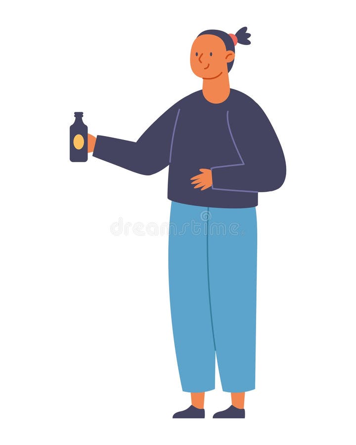 Stag party woman character stock vector. Illustration of happy - 314283569