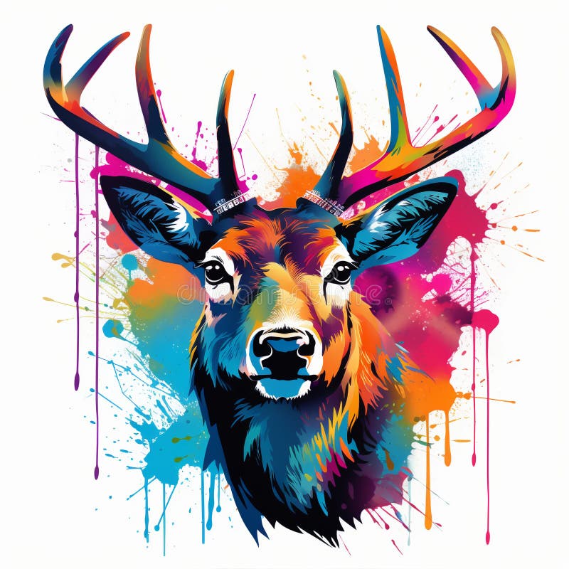 Stag Pop Art Stock Illustrations – 180 Stag Pop Art Stock Illustrations ...