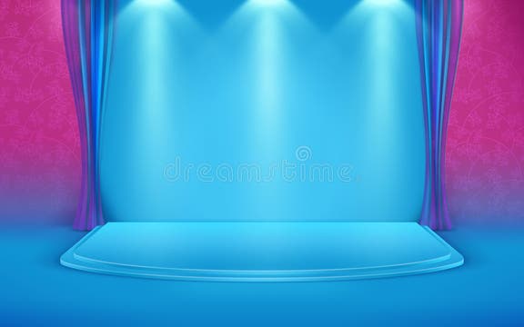 Pink Curtain Cinema Stage Background Stock Illustrations – 289 Pink ...