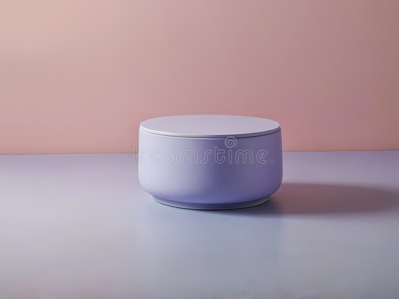 Minimalist Product Display Stage Isolated on Soft Background Stock ...