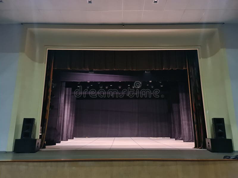 Stage clear. stock photo. Image of wall, design, door - 221233058