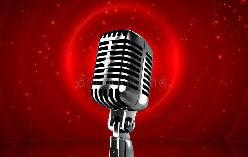 On the stage concept stock illustration. Illustration of retro - 11469656