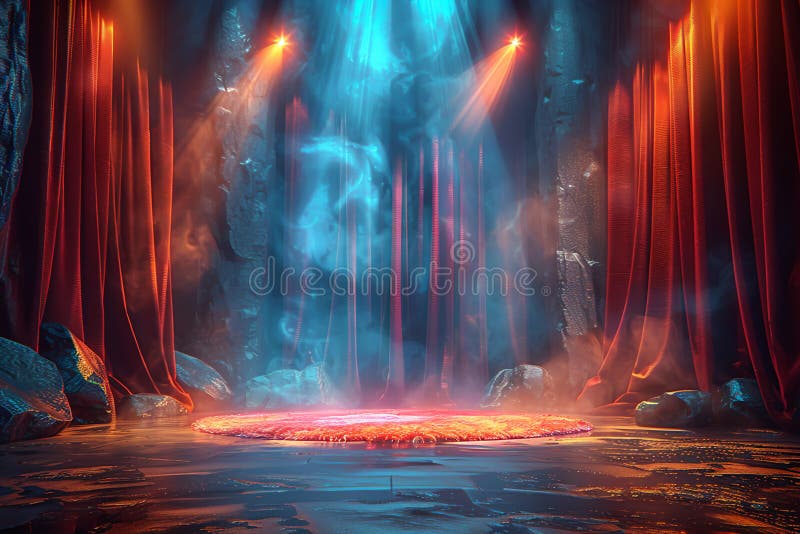 Stage Curtains the Perfect Backdrop for Theater Productions, Generative ...