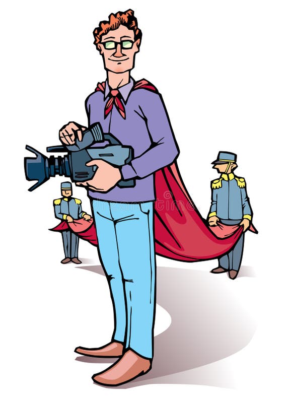 Stage director stock vector. Illustration of camera, director - 24171550