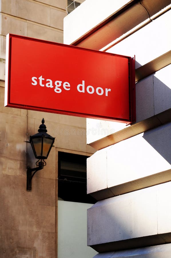 Theatre Stage Door stock photo. Image of stage, illuminated - 3862660