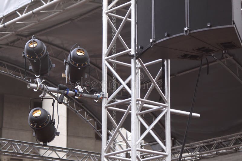 Stage Lighting Rigging stock image. Image of rigging - 21863545