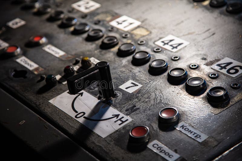 Stage Equipment Control Panel Stock Image - Image of music, level ...