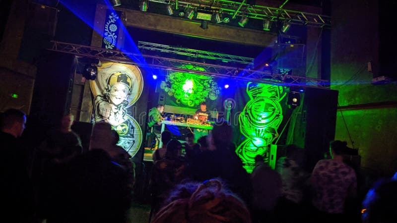 Stage free tekno action editorial photography. Image of light - 174180937