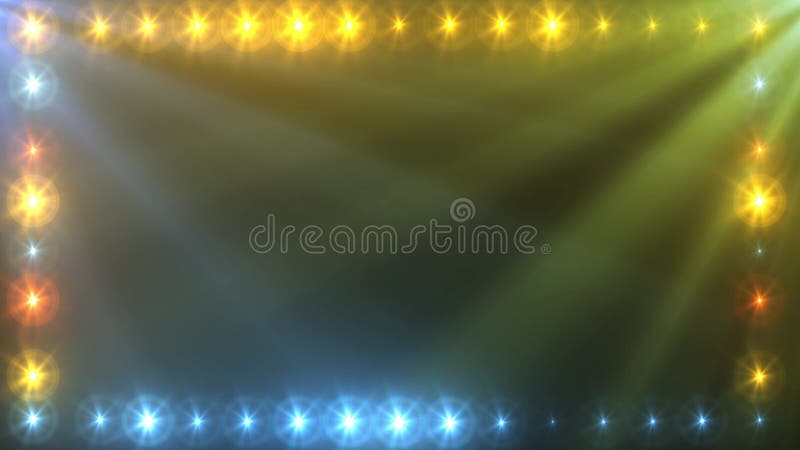 Stage Glow LED Light Loop Animation Stock Video - Video of flash ...