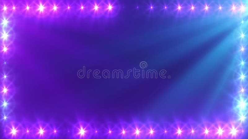 Stage Glow LED Light Loop Animation Stock Video - Video of flash ...