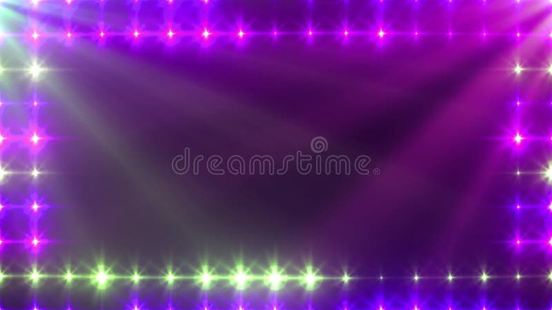 Stage Glow LED Light Loop Animation Stock Video - Video of flash ...