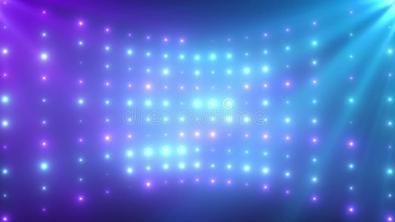 Stage Glow LED Light Loop Animation Stock Footage - Video of clubbing ...