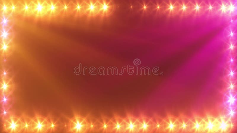 Stage Glow LED Light Loop Animation Stock Video - Video of nightclub ...