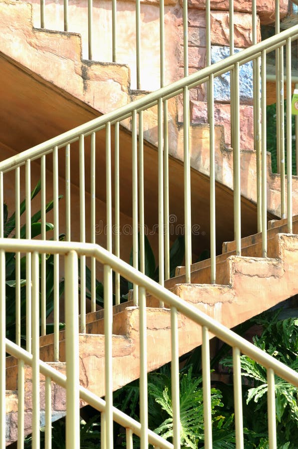 Stage and handrail stock image. Image of harmonious, architecture ...