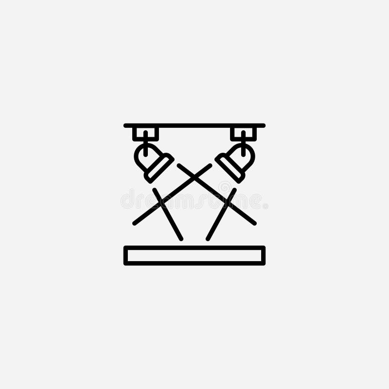 Stage Vector Icon Sign Symbol Stock Vector - Illustration of ...