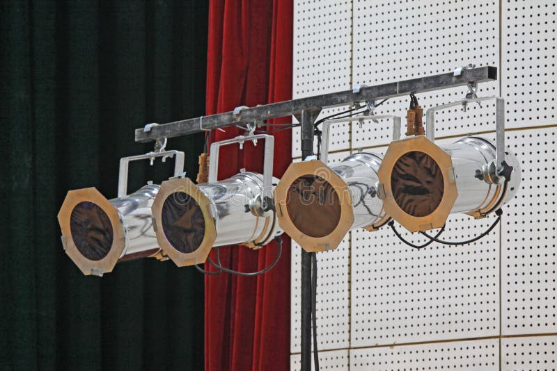 Stage lamp stock photo. Image of illustrations, blue - 32169866