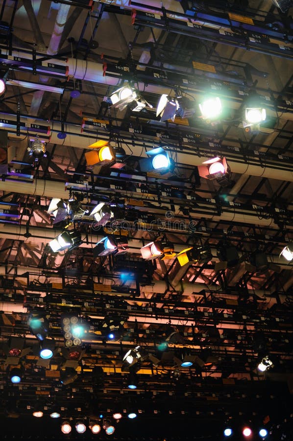 Stage light stock image. Image of spotlight, entertainment - 14299483