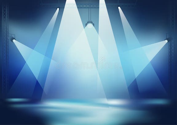 Stage Light stock vector. Illustration of floor, vector - 21066280