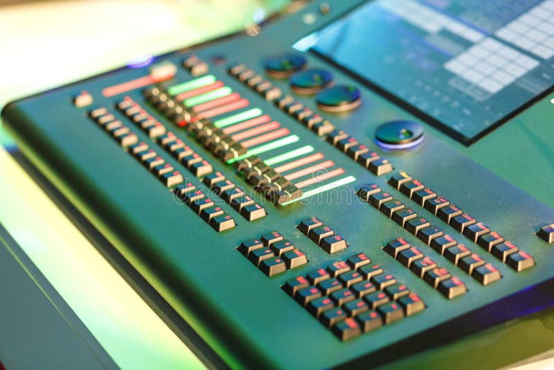 The Stage Light Control Panel is a Professional Sample with Keys Stock ...