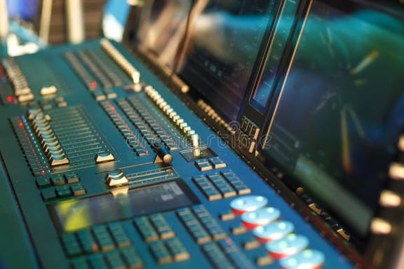The Stage Light Control Panel is a Professional Sample with Keys Stock ...