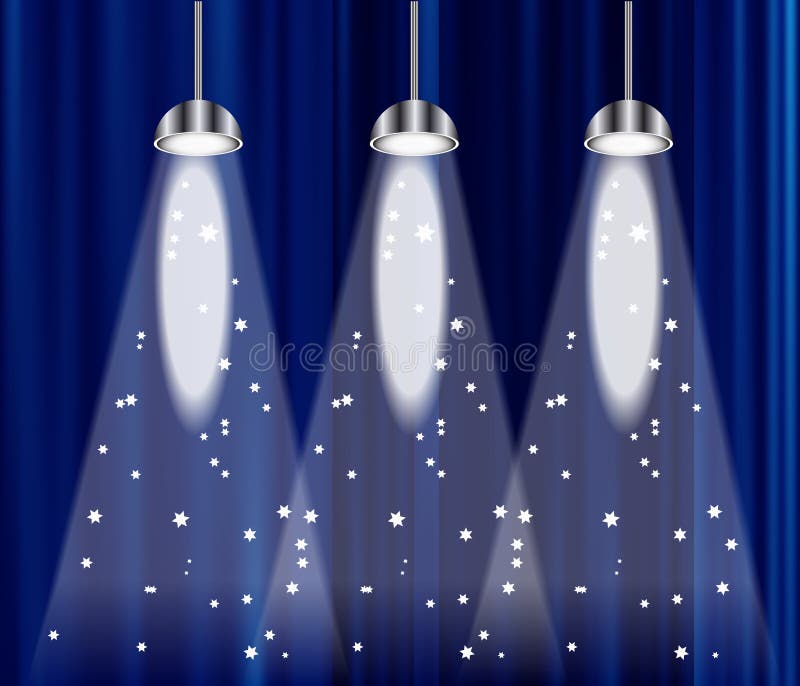 Stage Light Effect Backdrop Scene Stock Vector - Illustration of ...