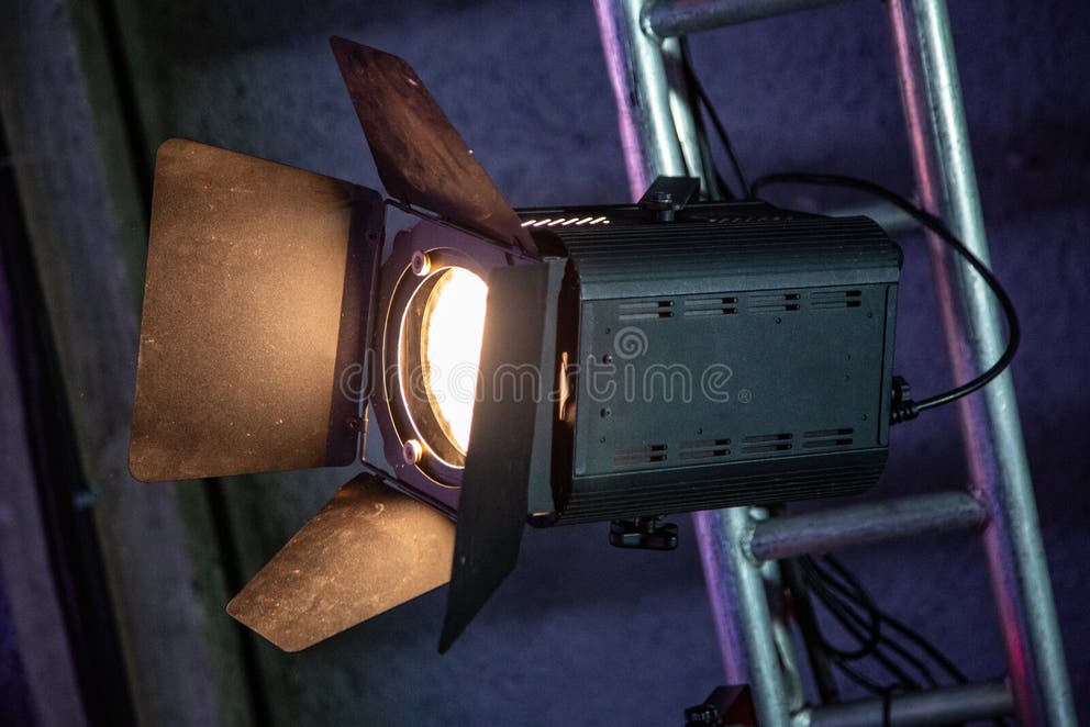 Stage Light, a Lighting Instrument Stock Photo - Image of technology ...