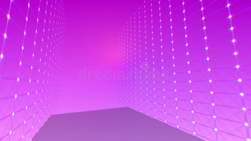 Stage light room 3d render stock footage. Video of perspective - 190340586