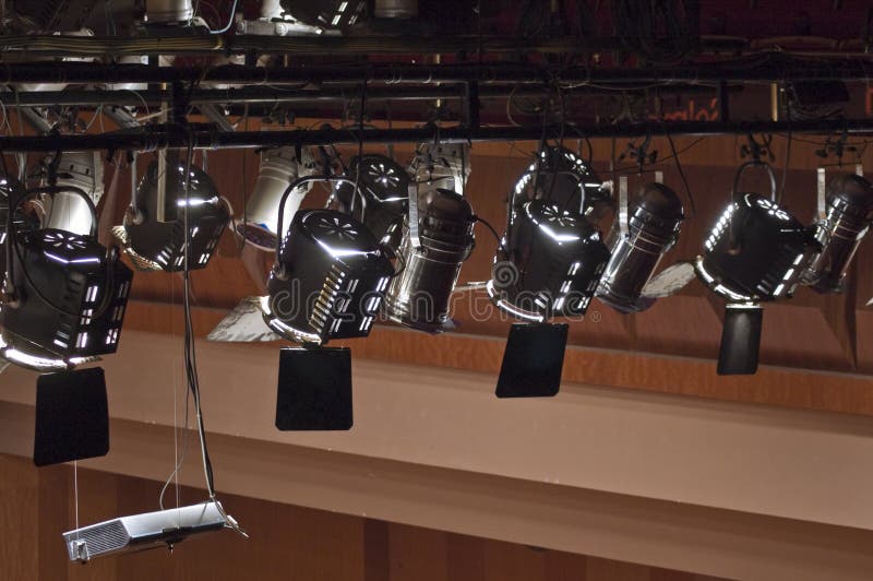Stage lighting stock photo. Image of color, show, frames - 16636212