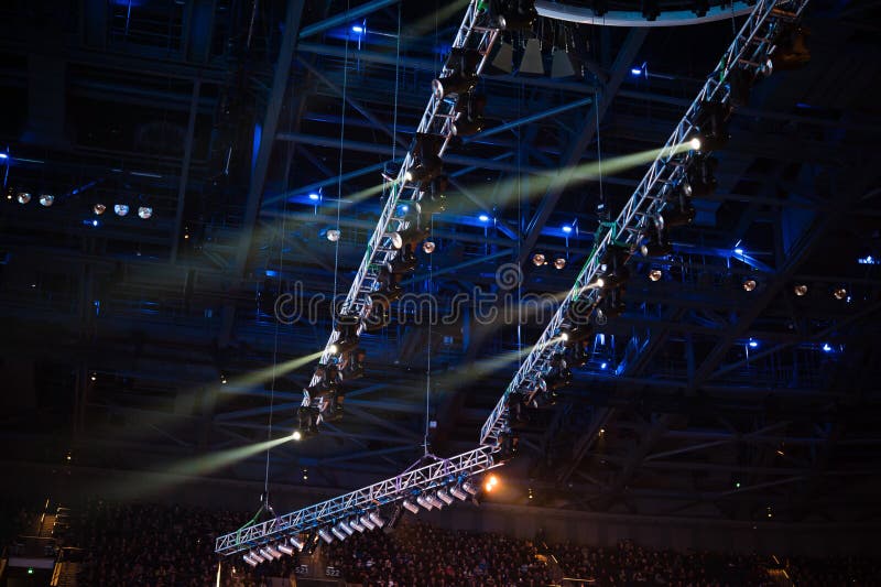 Stage lighting stock photo. Image of focus, concert, directional - 23896458