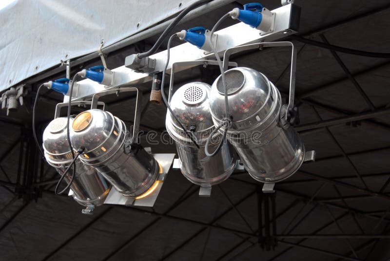 Stage Lighting stock photo. Image of steel, light, illumination - 3966022