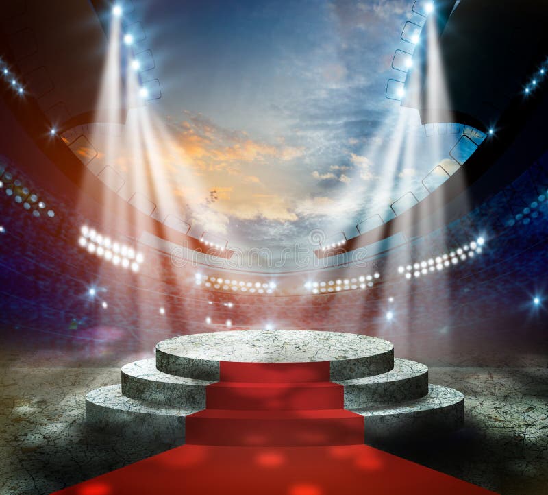 Stage Lighting Background. stock photo. Image of blur - 190076258