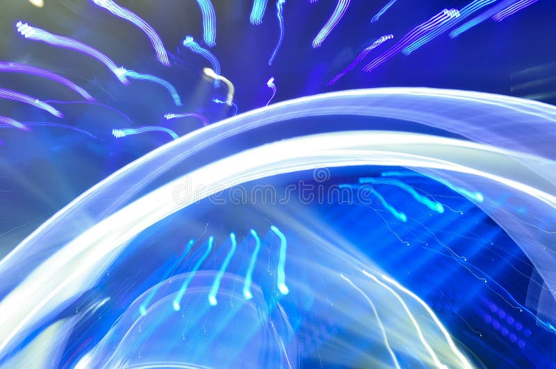 Stage Lighting Effect in the Dark, Close-up Pictures Stock Photo ...