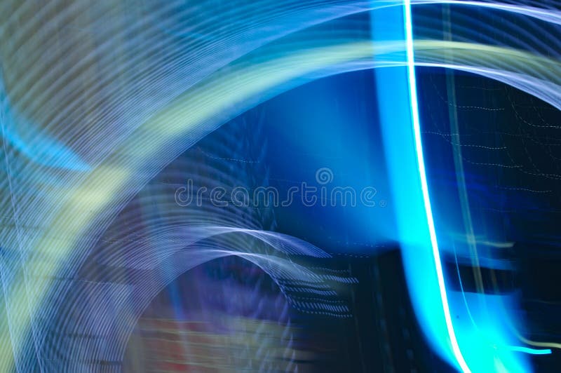Stage Lighting Effect in the Dark, Close-up Pictures Stock Image ...
