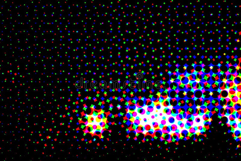 Stage Lighting Effect in the Dark, Close-up Pictures Stock Image ...